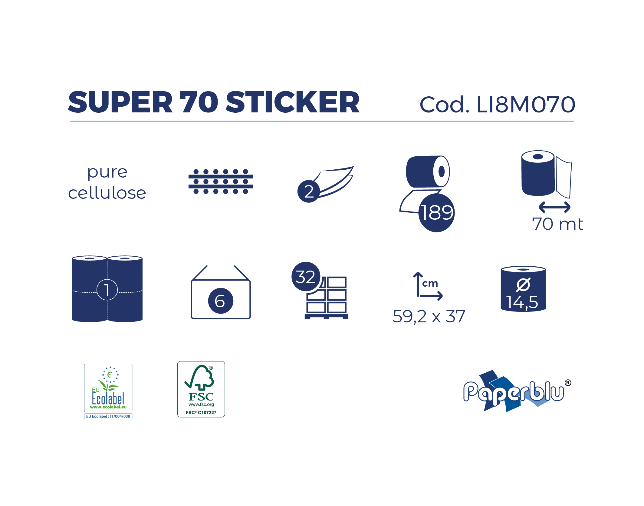 Leter Role Medicinale 70mt 1×6 Paperdi - Day Star